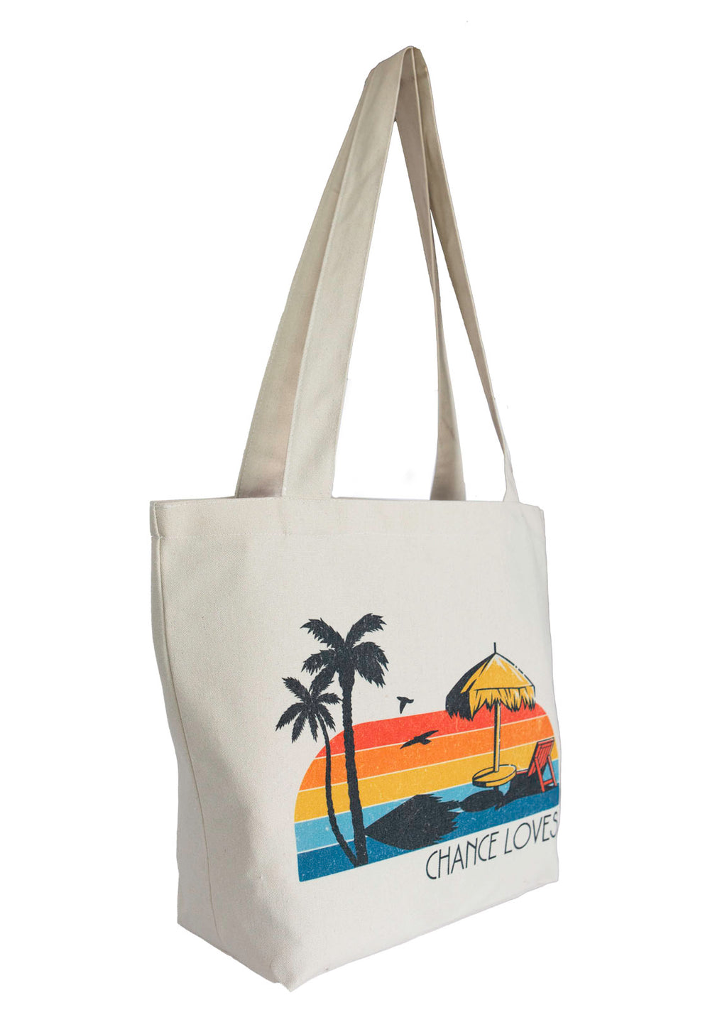 Vibrant and Stylish RETRO BEACH BAG by Chance Loves