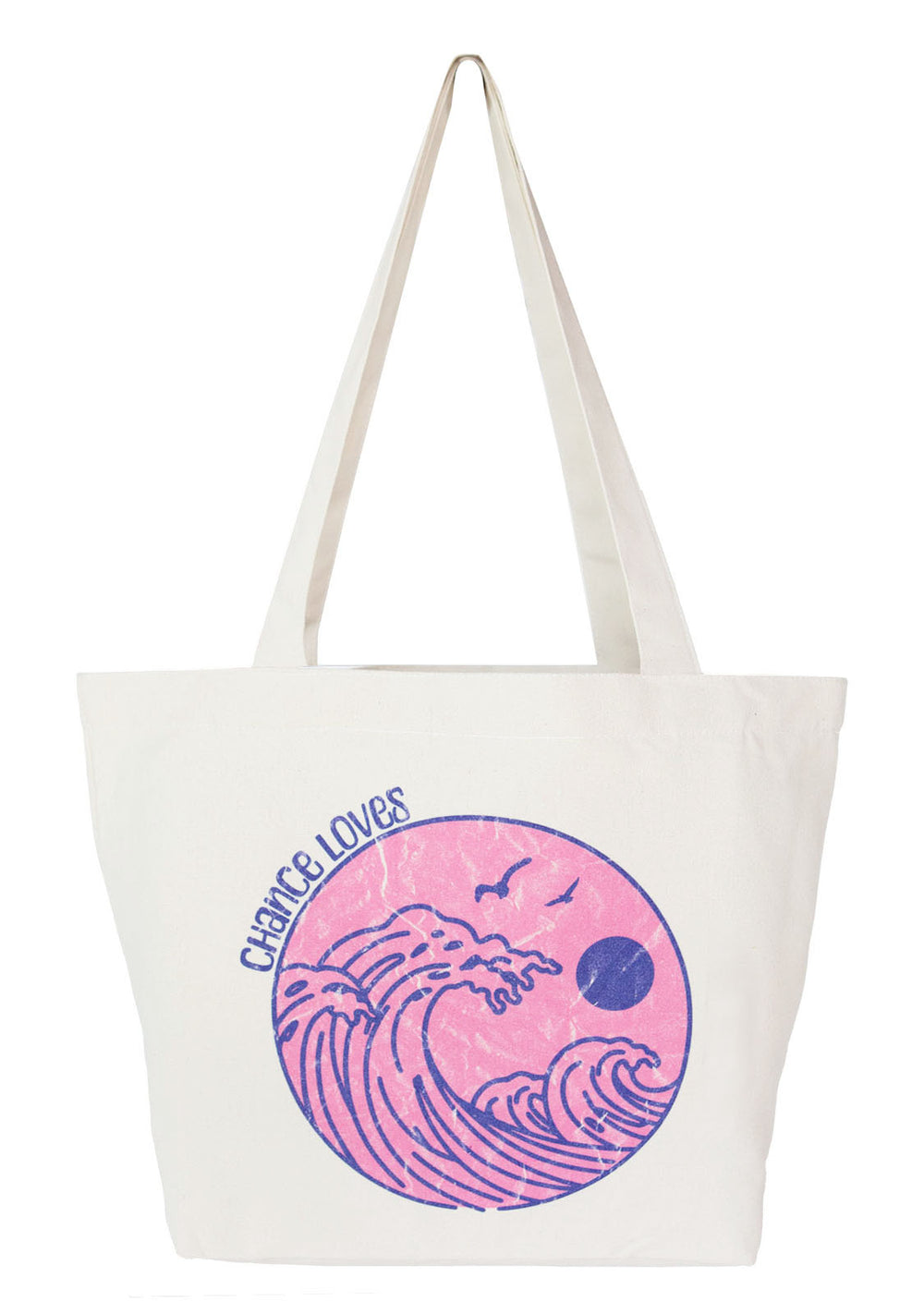 Chance Loves WAVE Cotton BAG for your beach pool and vacation essentials