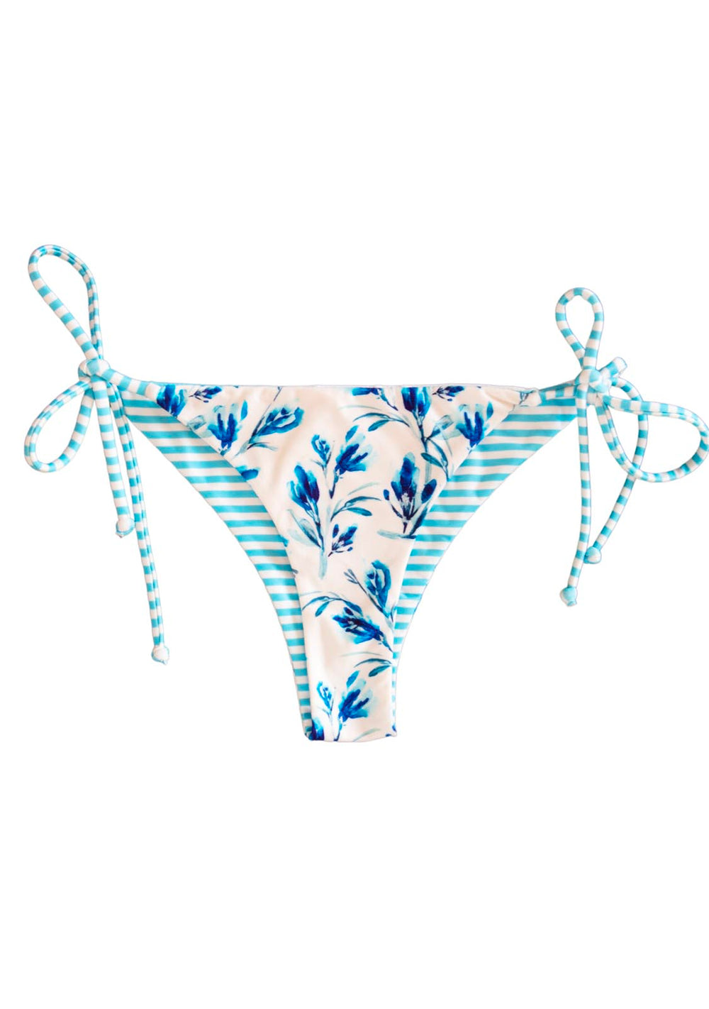 Cheeky BOTTOMS | REVERSIBLE | Blue-white | STRIPE | Floral