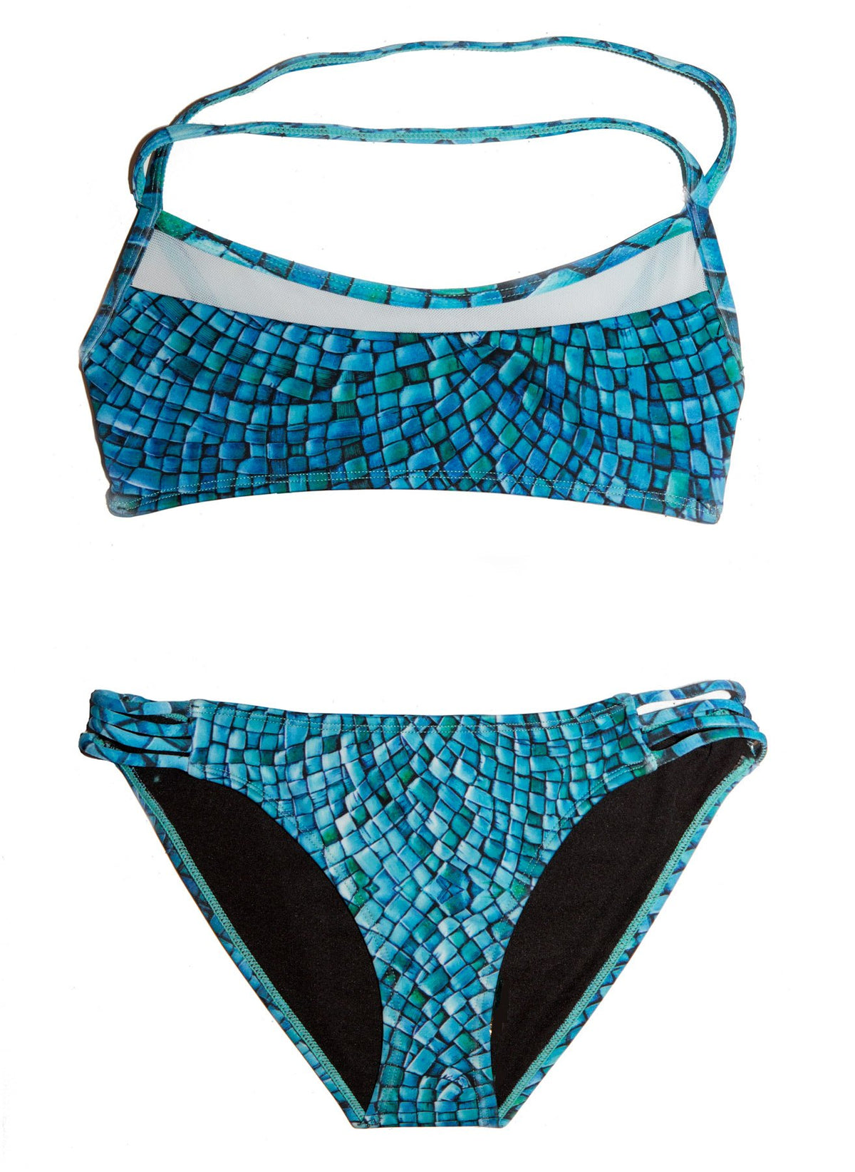 Chance Loves | BLUE AQUA | TWO PIECE Girls Bikini | unique Style