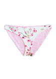 ChanceLoves Classic Full Bottoms Floral Striped Reversible Pink White